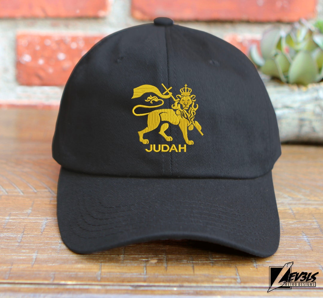 Lion of Judah Embroidered Baseball Cap - Adjustable Dad Hat - Etsy