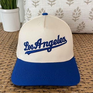 Los Angeles Embroidered Premium Cotton Blend Snapback Baseball Cap | LA ...
