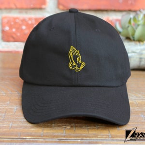 Praying Hands Embroidered Low Profile Baseball Cap | Unisex | Dad Hat ...