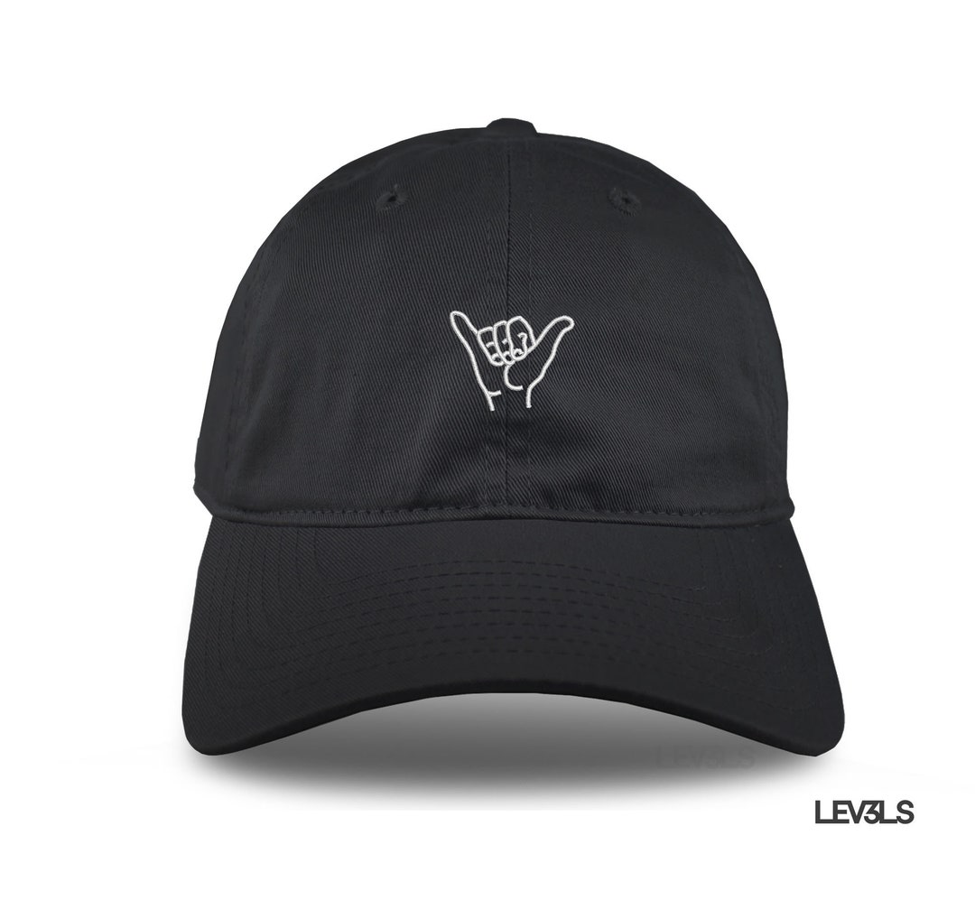 Shaka Hand Dad Hat Embroidered Baseball Cap Adjustable Buckle Hawaii ...