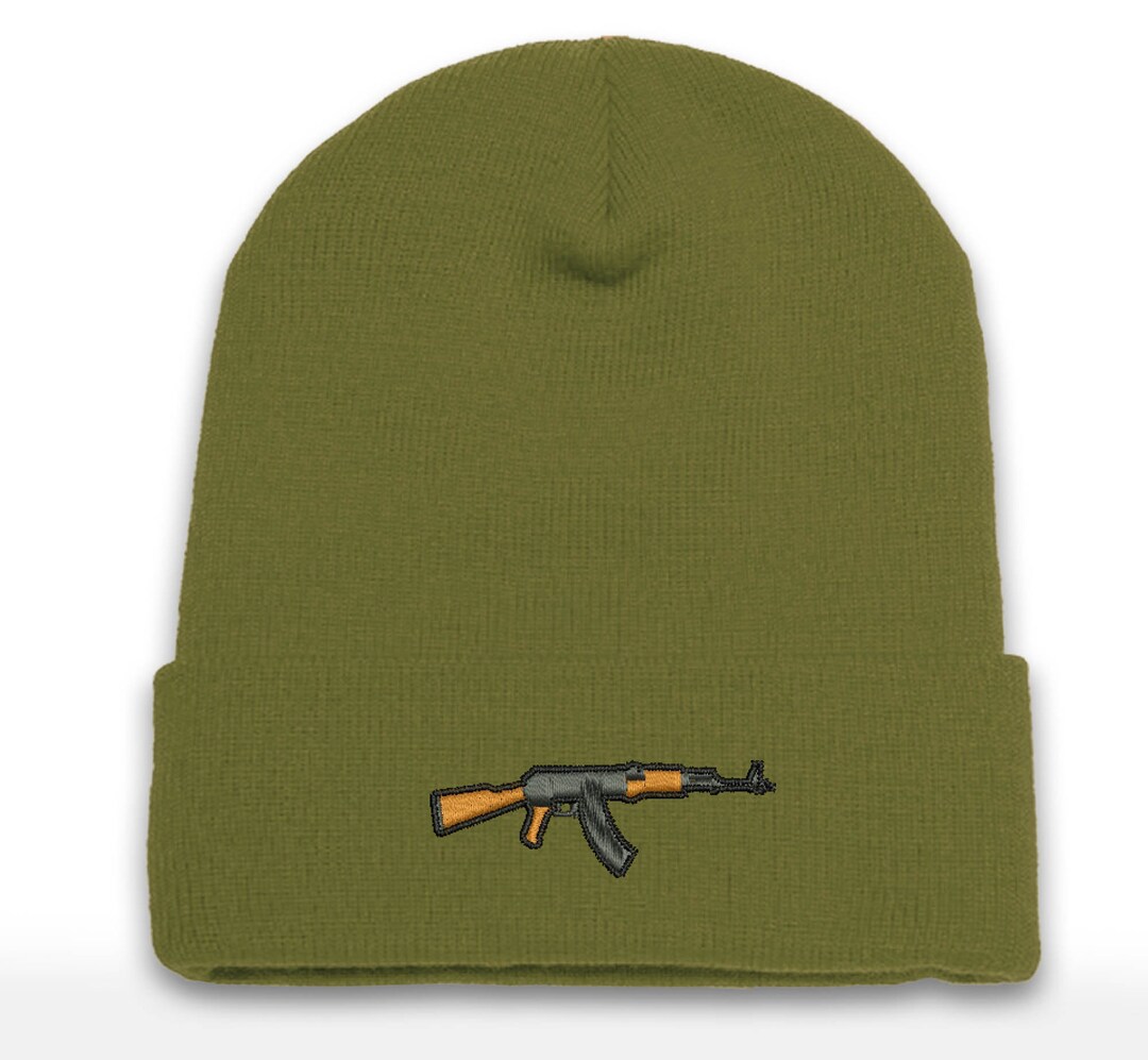 AK-47 Embroidered KALASHNIKOV Beanie Cap | Range Wear | Range Day ...