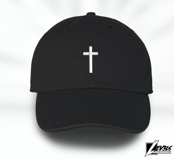 Embroidered Christian Cross Adjustable Baseball Cap Dad Hat - Etsy
