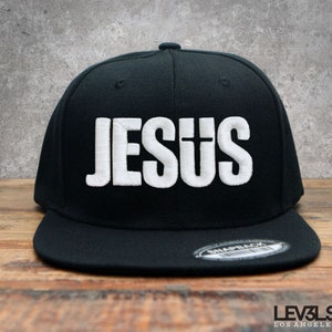 Jesus 3D Embroidered Snapback Baseball Cap - Christian - Etsy
