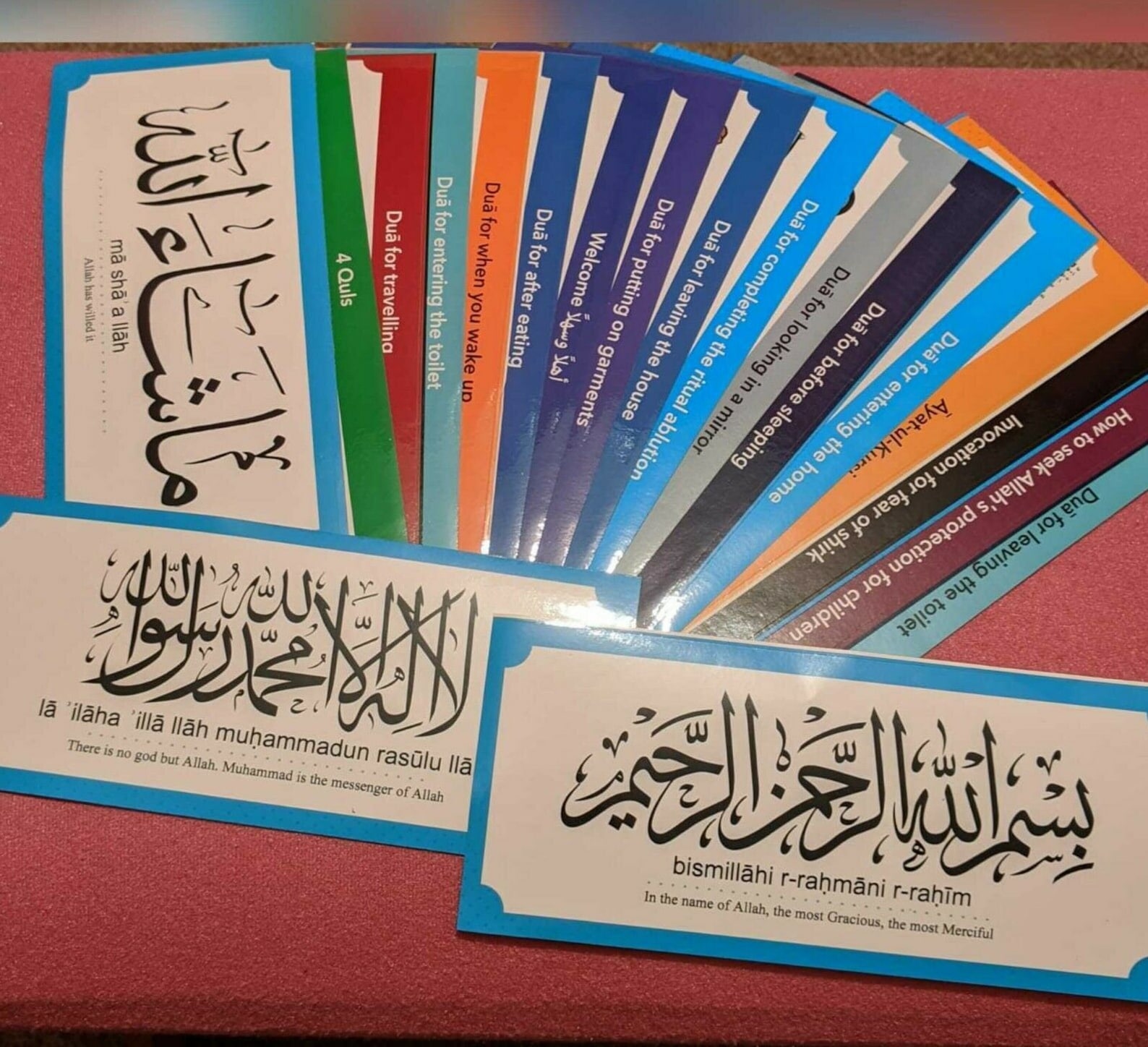 Islamic Muslim Dua Pray Stickers Traveling Eating Wudu Ayatul | Etsy