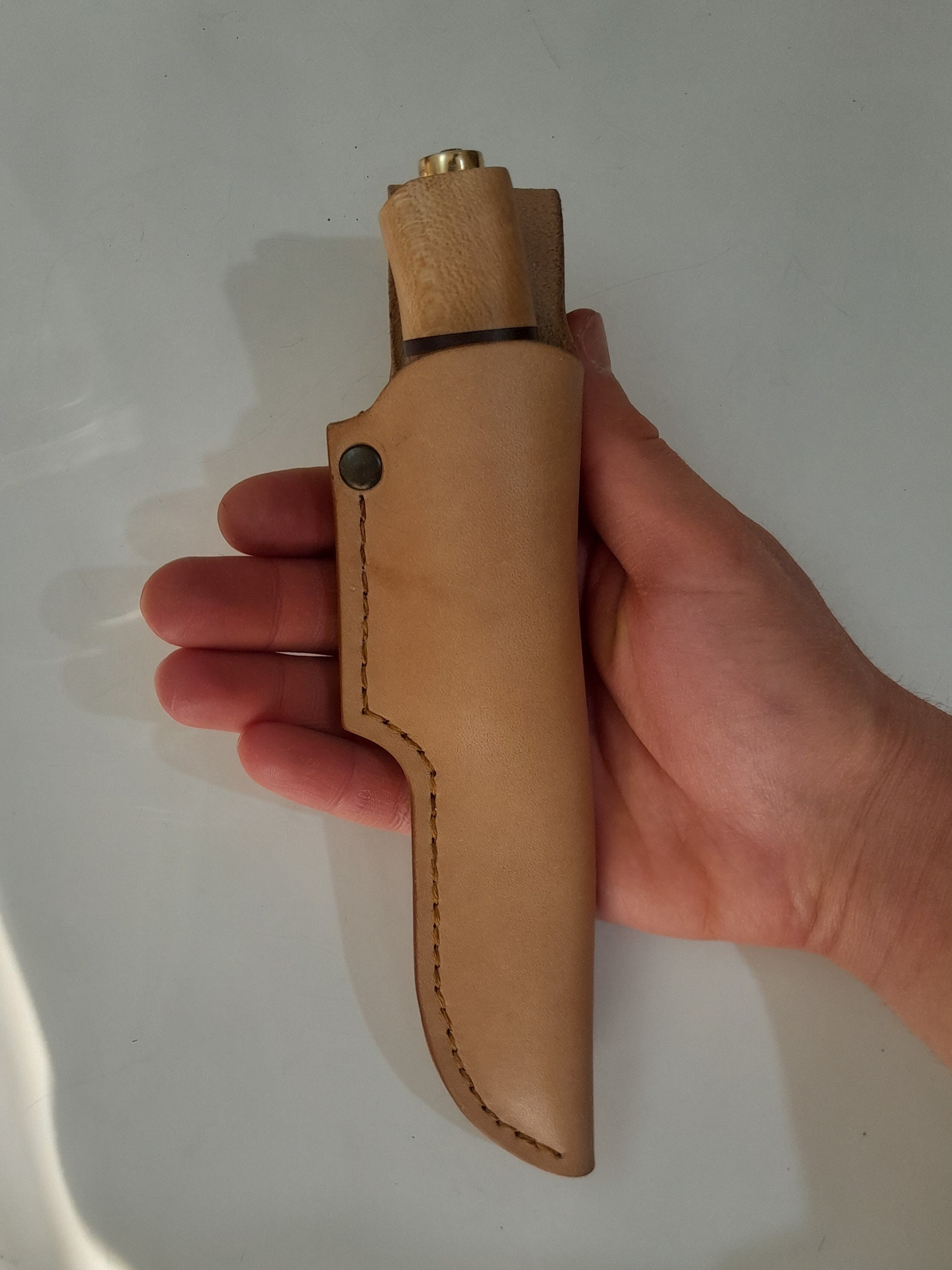 Custom Helle Harding Puukko, Puukko Knife With Leather Sheath, Hunting ...