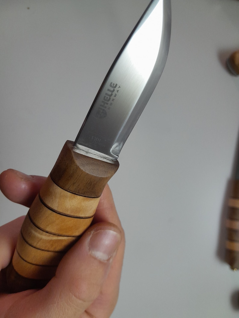 Custom Helle Nying Mini Puukko, Puukko Knife With Leather Sheath ...