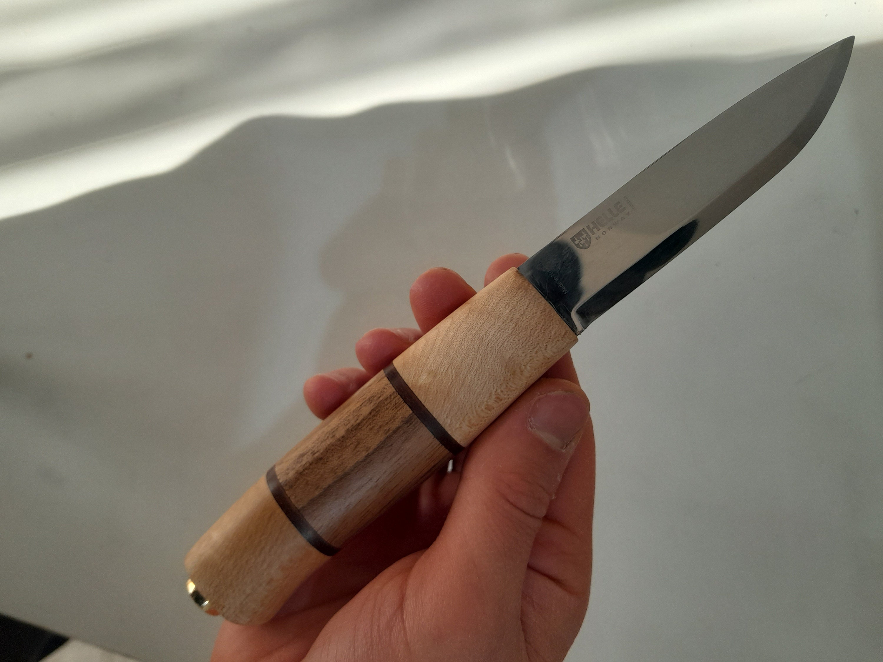 Custom Helle Harding Puukko, Puukko Knife With Leather Sheath, Hunting ...