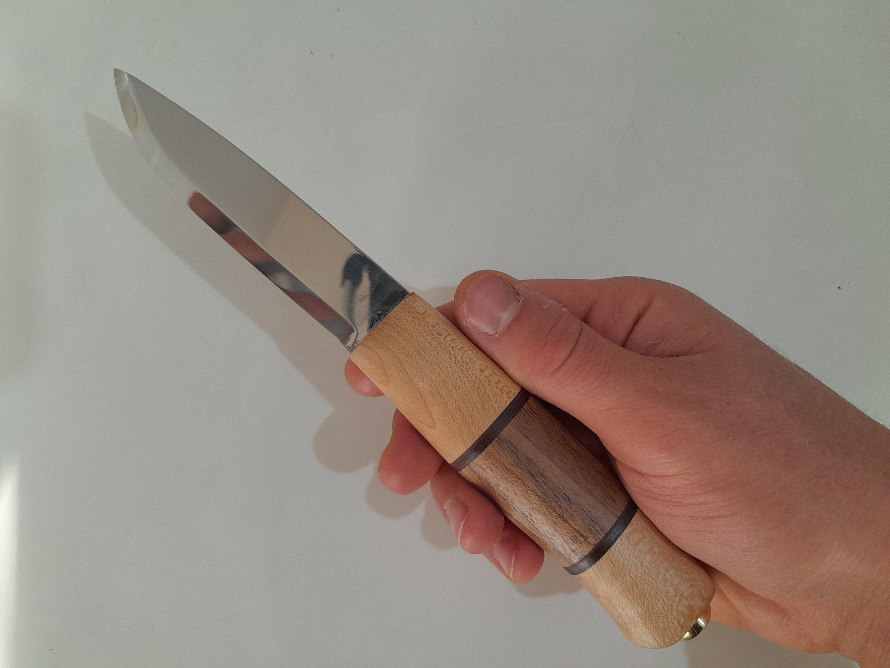 Custom Helle Harding Puukko, Puukko Knife With Leather Sheath, Hunting ...