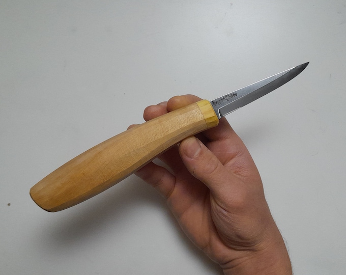 80 Mm Sloyd Knife, Wood Carving Knife, Whittling Knife, Kuksa Carving ...