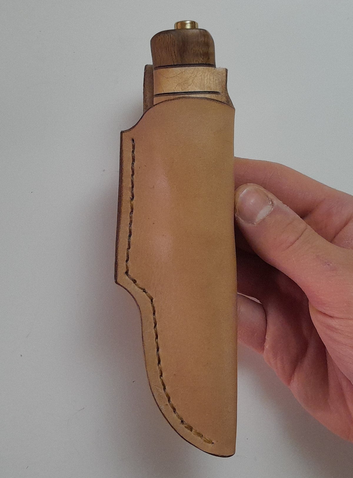 Custom Helle Nying Mini Puukko, Puukko Knife With Leather Sheath ...