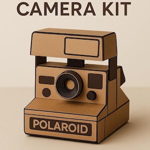 Build Your Own Retro Polaroid Camera – Printable DIY Kit | 10-page PDF ...