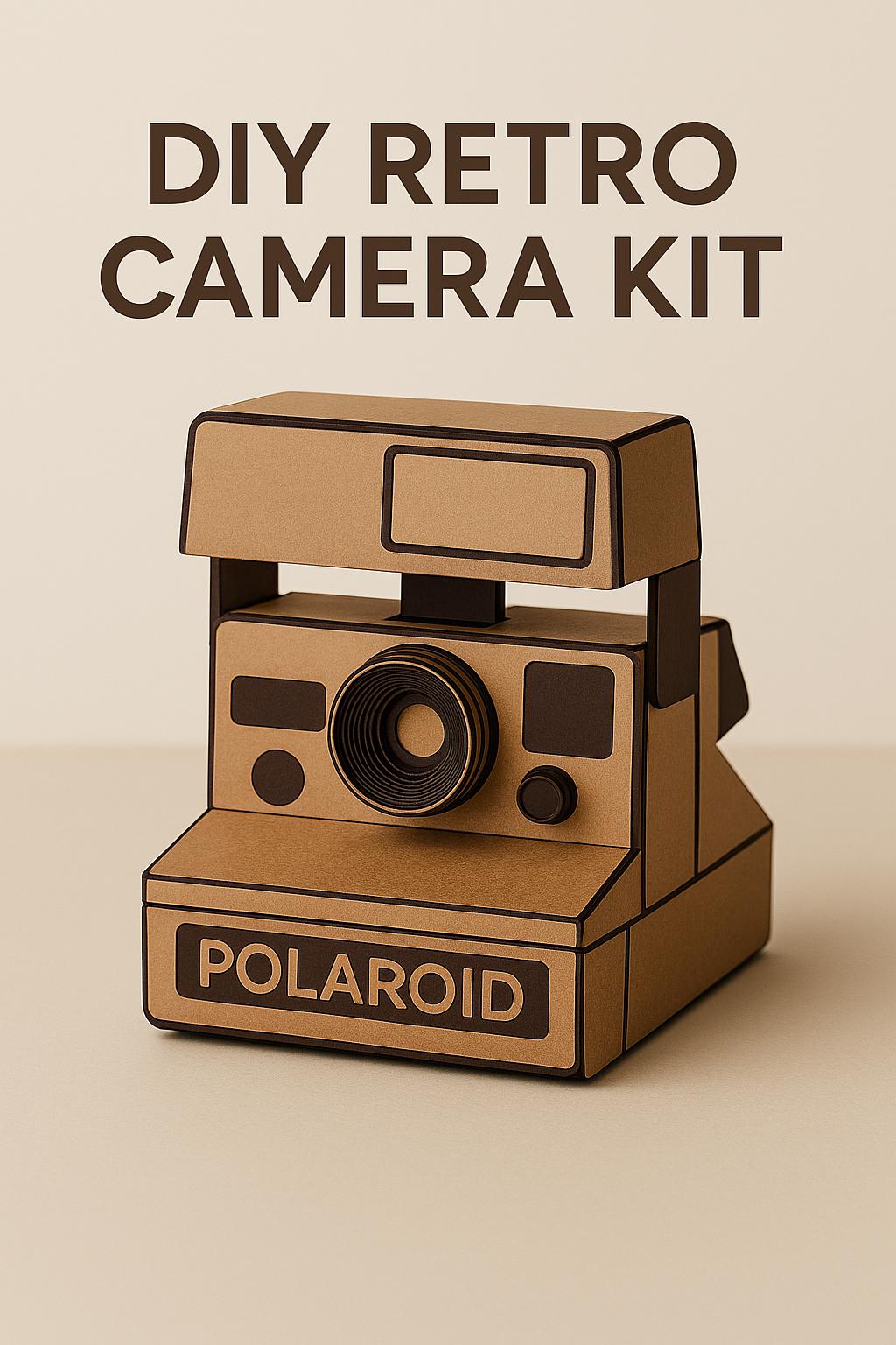 Build Your Own Retro Polaroid Camera – Printable DIY Kit | 10-page PDF ...