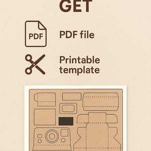 Build Your Own Retro Polaroid Camera – Printable DIY Kit | 10-page PDF ...