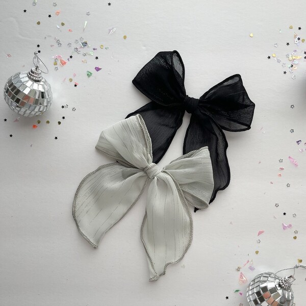 Chiffon Bows - Etsy