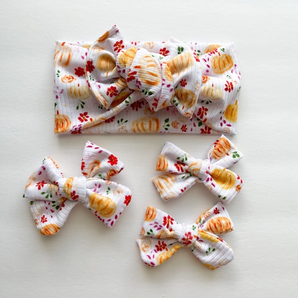 Fall Hair Bow - Etsy
