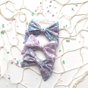 Mermaid Swim Bows, Sea Shells Handtied Bows, Mermaid Shells Pinwheel ...