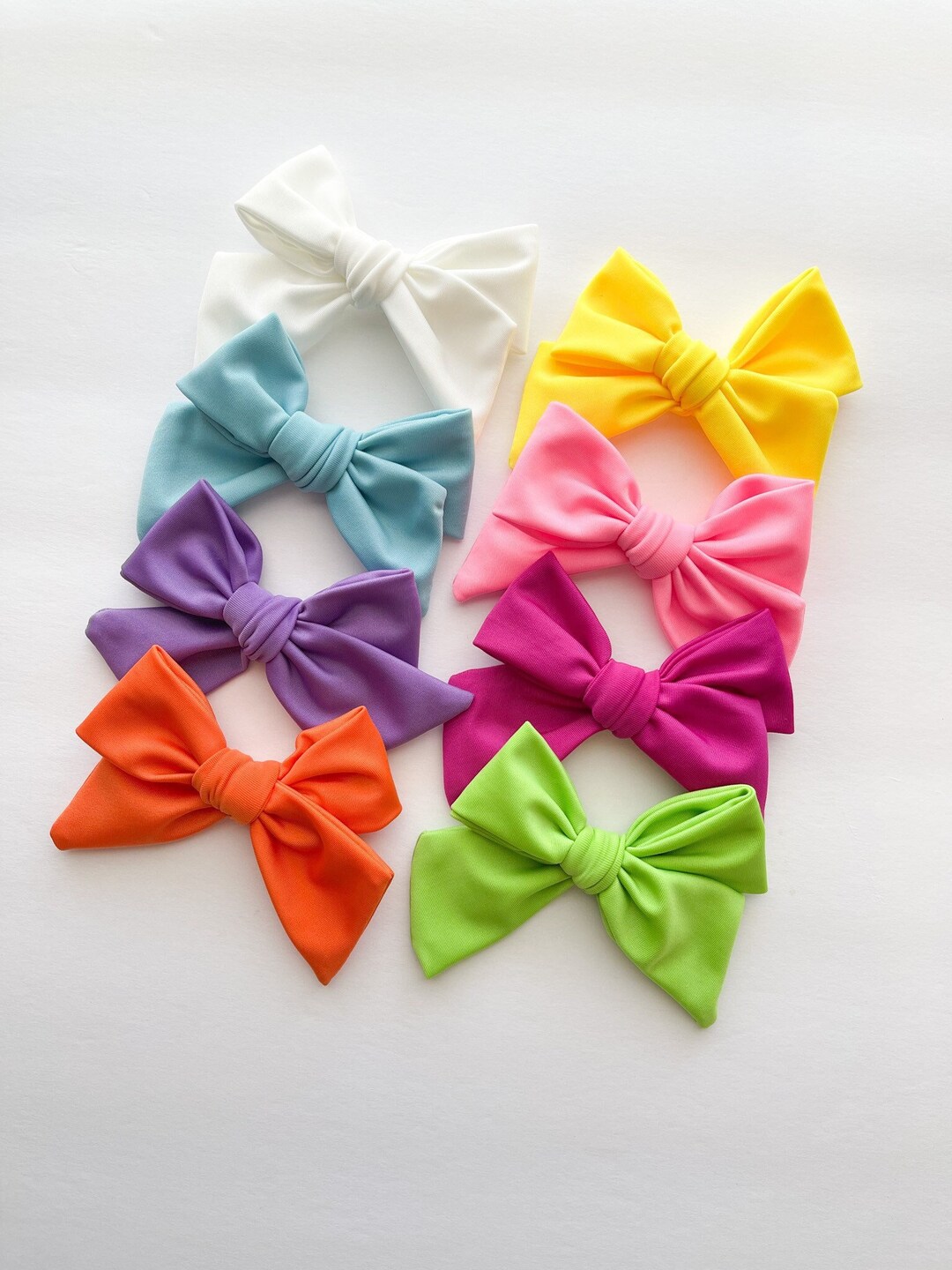 Small Swim Bows Handtied, Waterproof Spring and Summer Pool Bows on ...