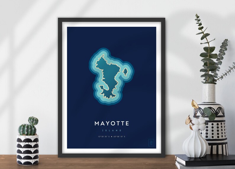 Mayotte Island Poster - Etsy