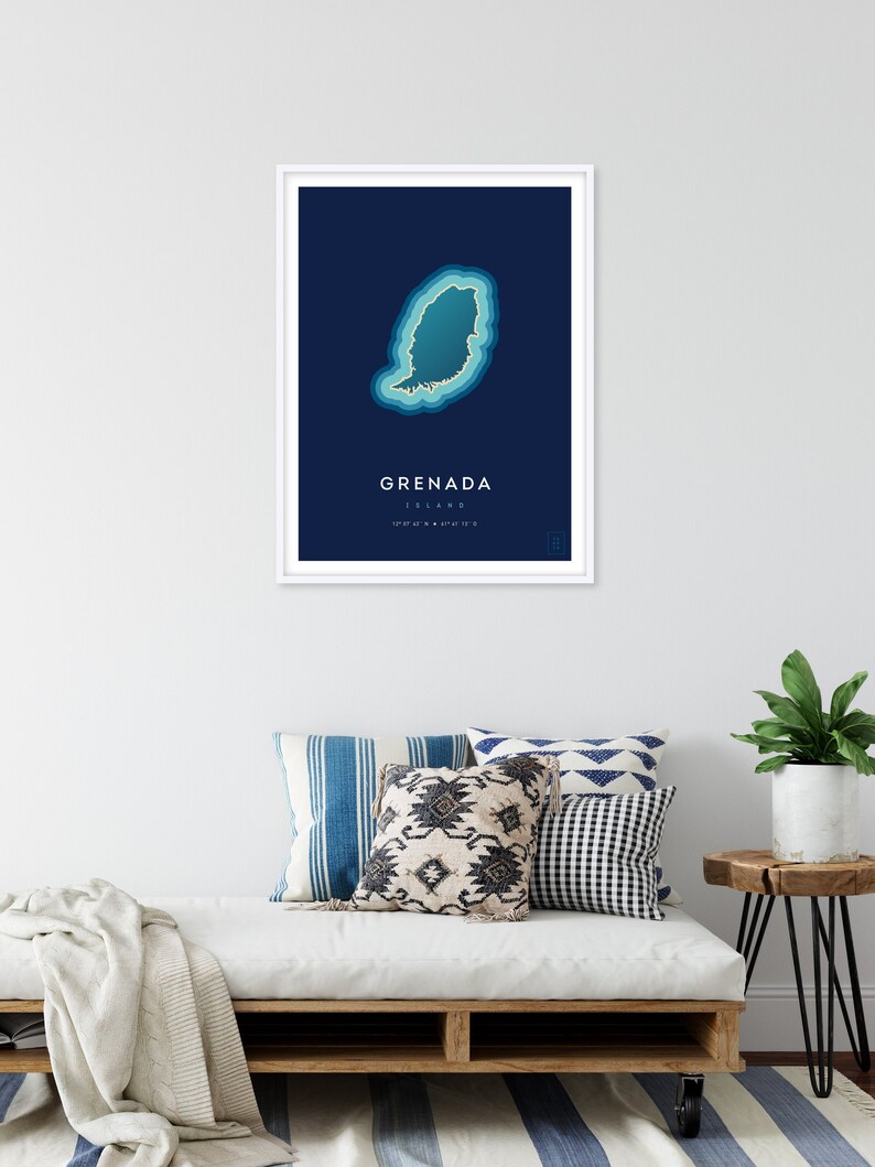 Grenada Island Poster - Etsy