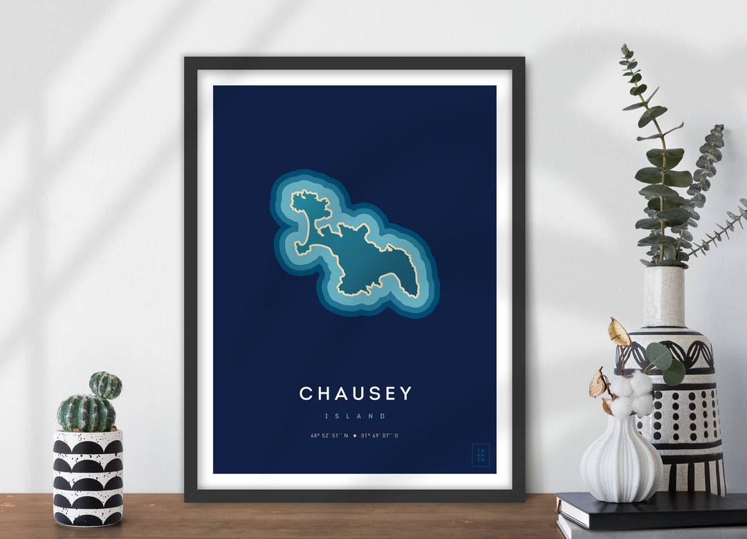 Poster of Chausey Island - Etsy