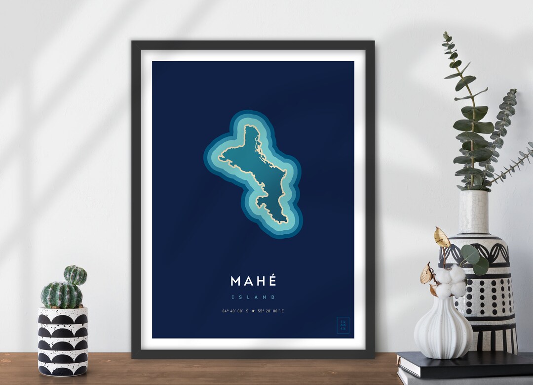 Mahé Island Poster - Etsy