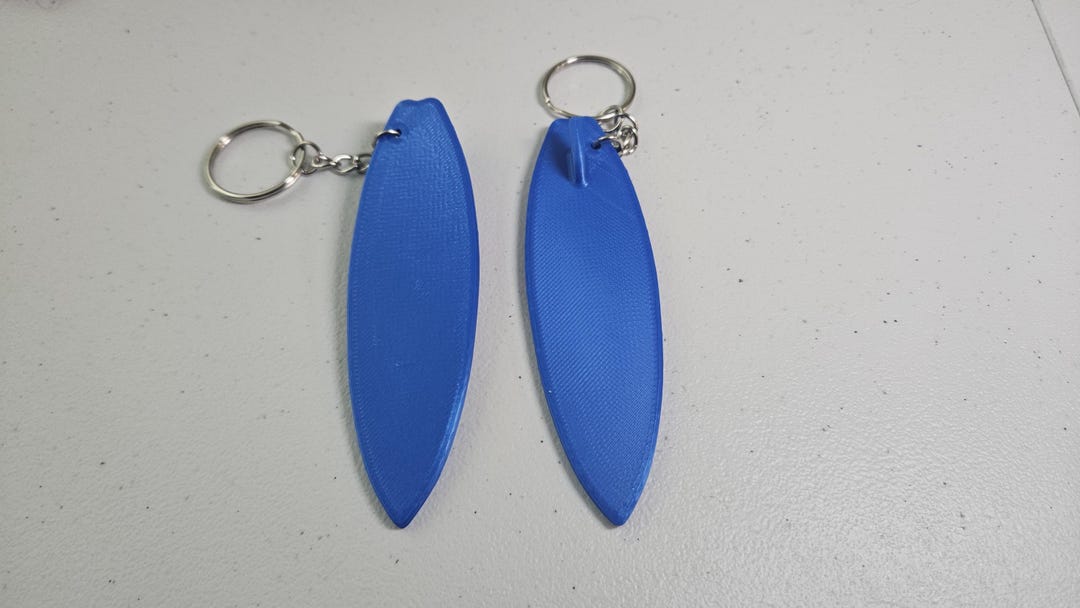 Surfboard Keychain - 3D Printed Surfboard Keychain / Pendant - Etsy