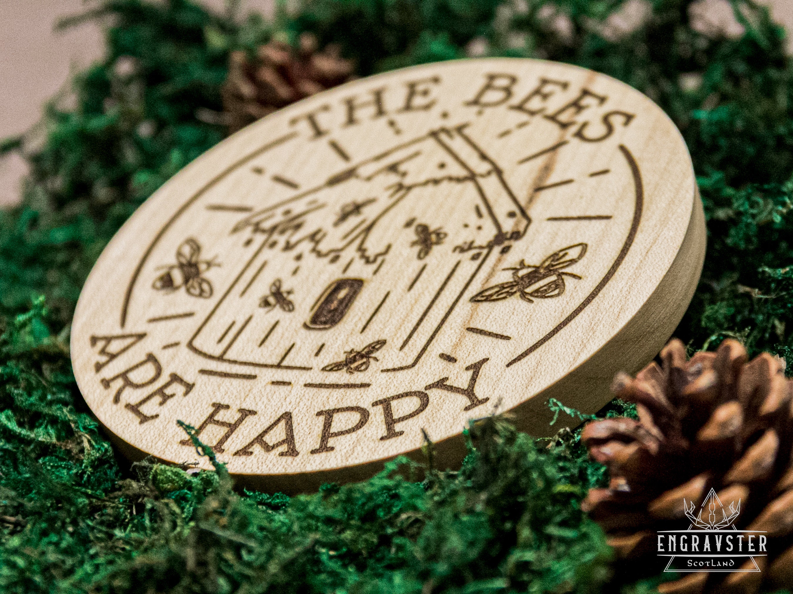 Valheim Fan Art Bee Wall Mount or Coaster - Etsy