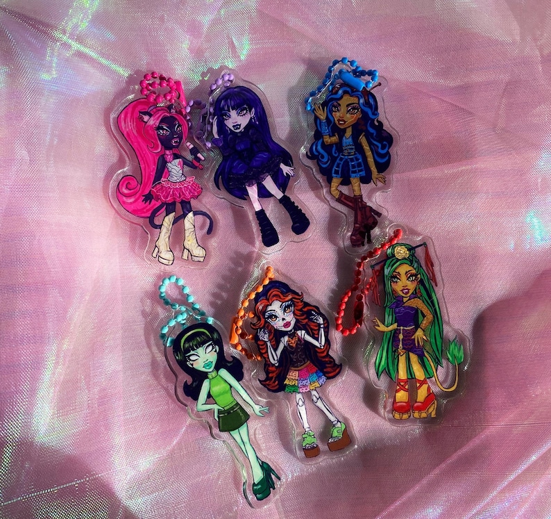 Monster Girls Keychains 5.0 - Etsy