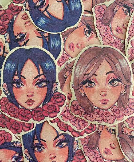 Pack 2 Stickers Nana & Hachi - Etsy