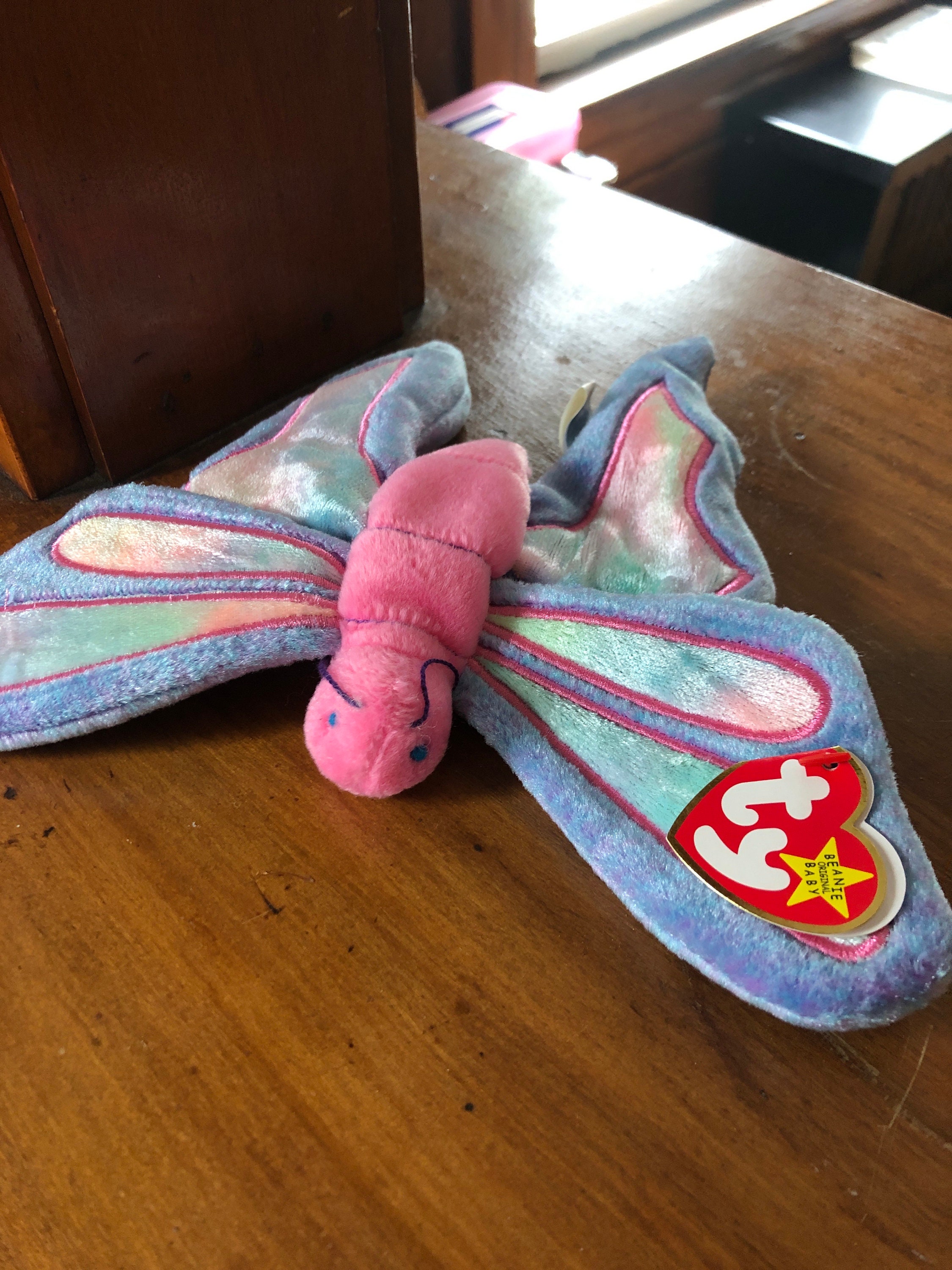 Flitter the Butterfly Beanie Baby - Etsy