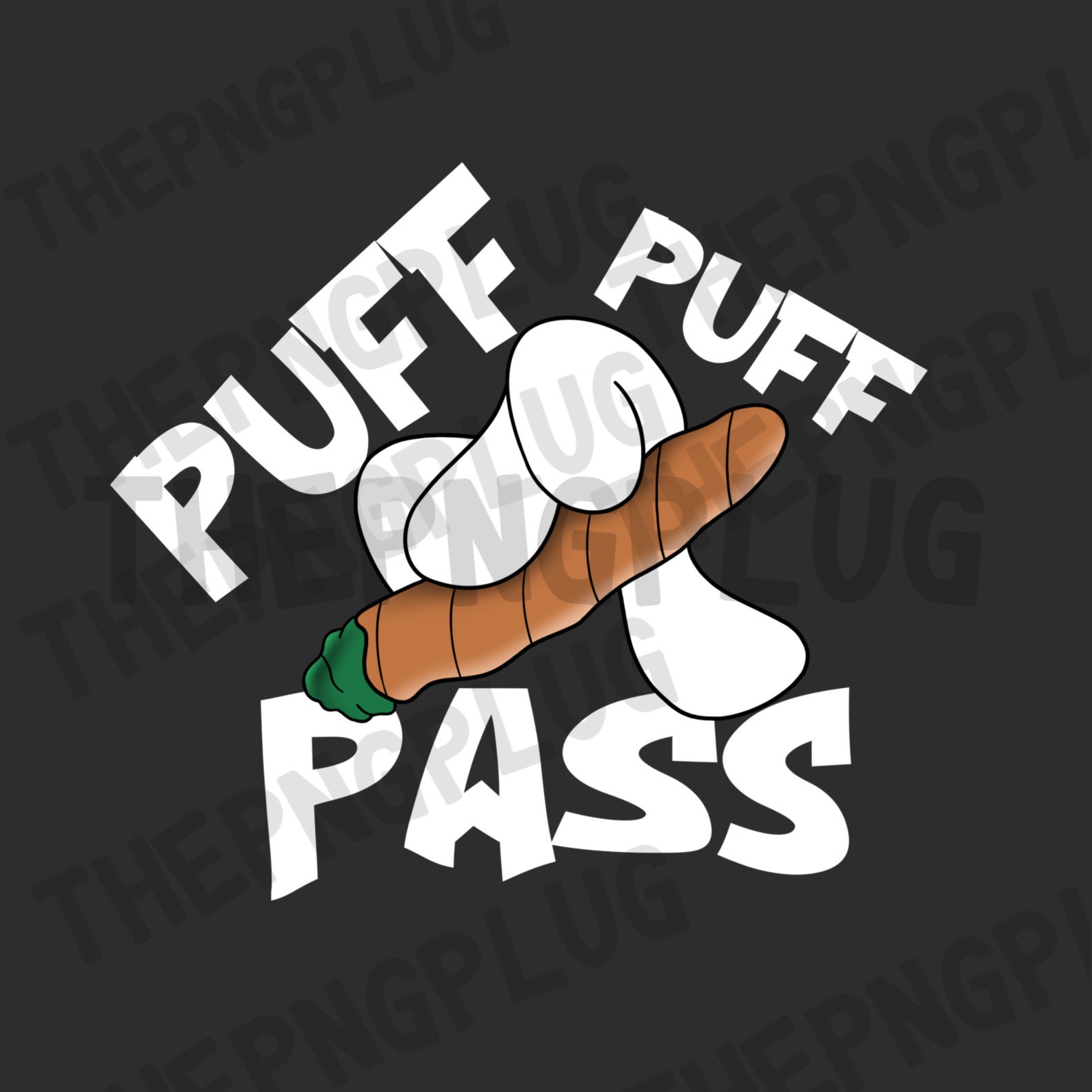 Puff Puff Pass Hand Holding Blunt PNG - Etsy