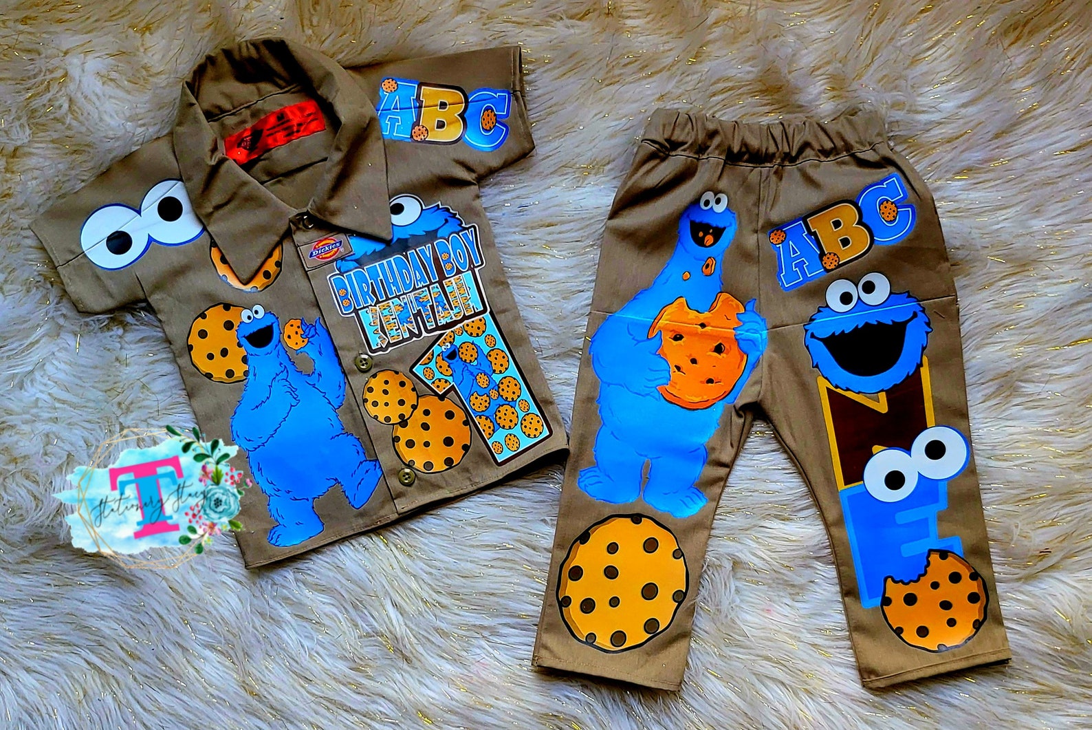 Custom Dickies Kids Outfit, Character Theme, Airbrushed Design - Etsy