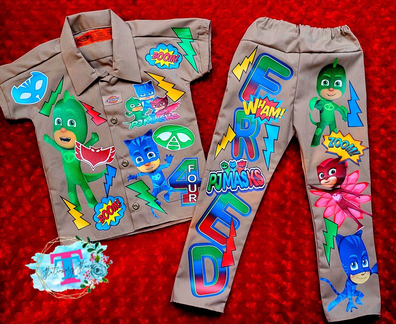 Custom Dickies Kids Outfit, Character Theme, Airbrushed Design - Etsy
