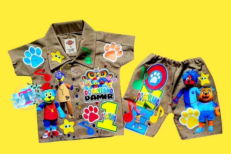 Custom Dickies Kids Outfit, Character Theme, Airbrushed Design - Etsy