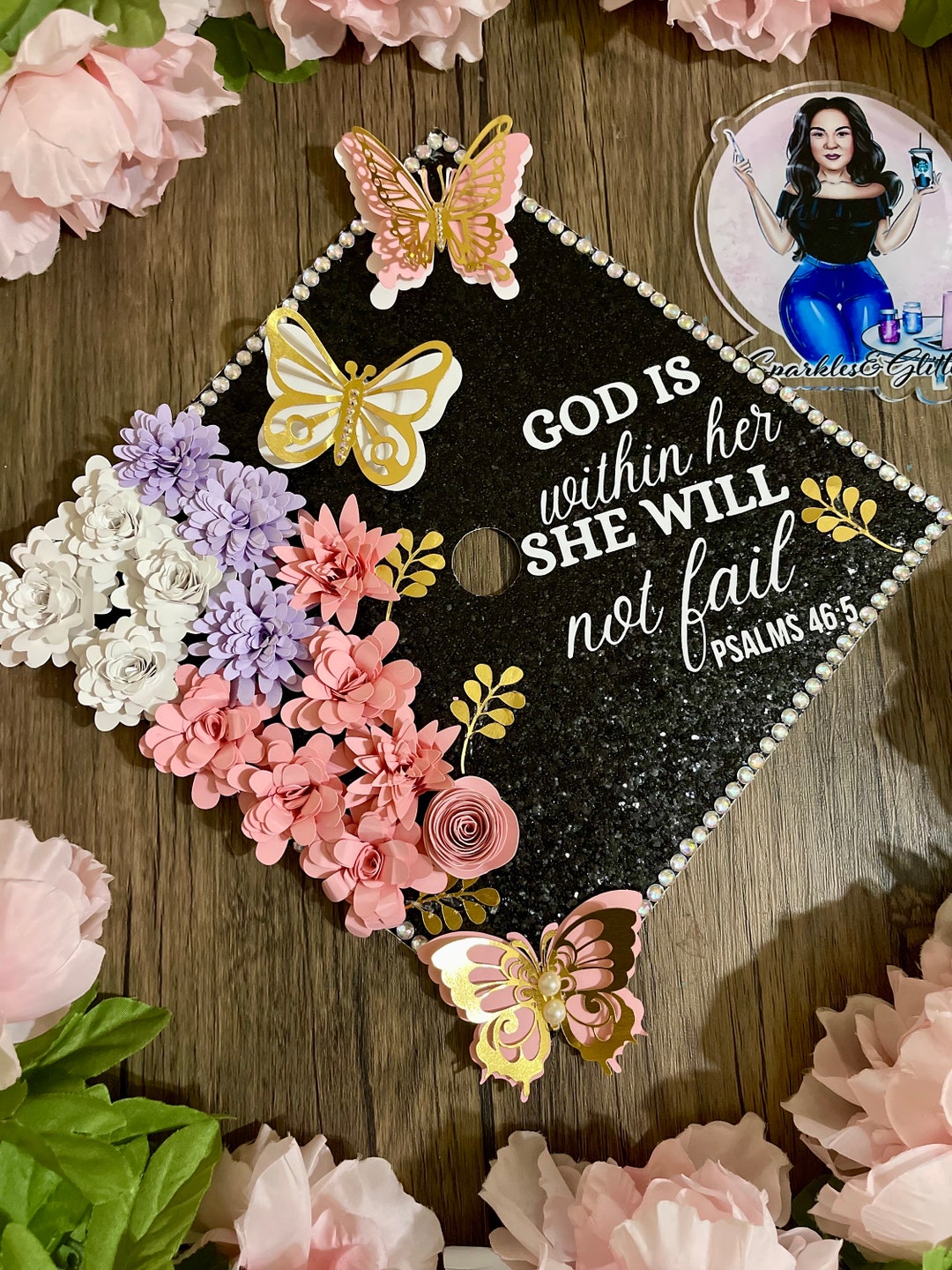 Custom Graduation Cap Grad Cap Topper Design Graduation Cap Decoration ...