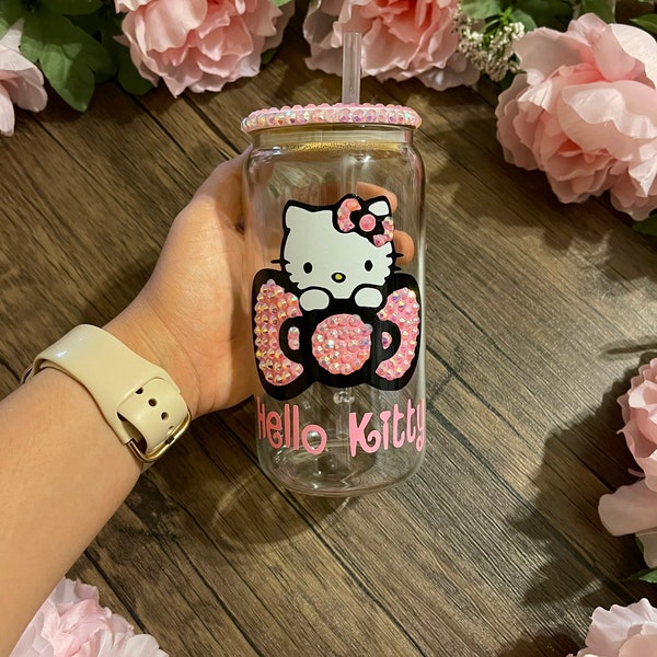 Pink Glass Cups - Etsy