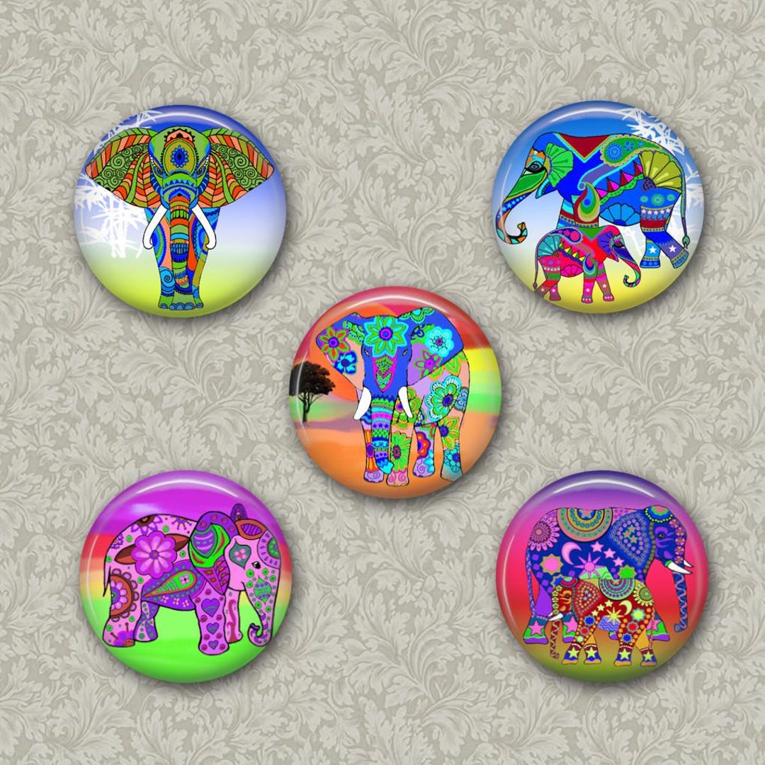 Elephant Fridge Magnets, White Board Magnets, Housewarming Gift - Etsy