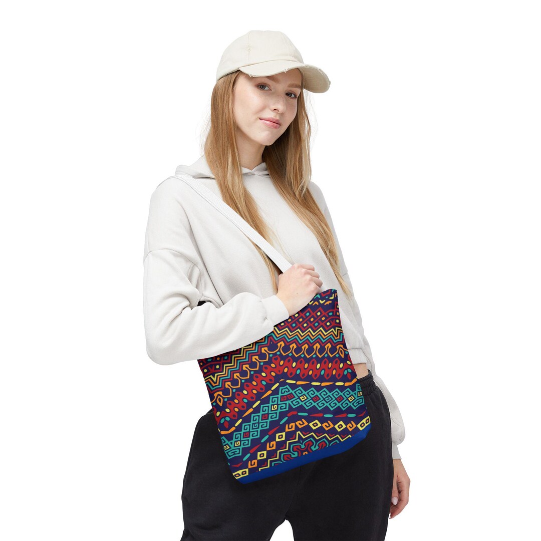 New Generation - Ethnic -tote Bag - Colorful Bohemian Pattern, Shopping ...