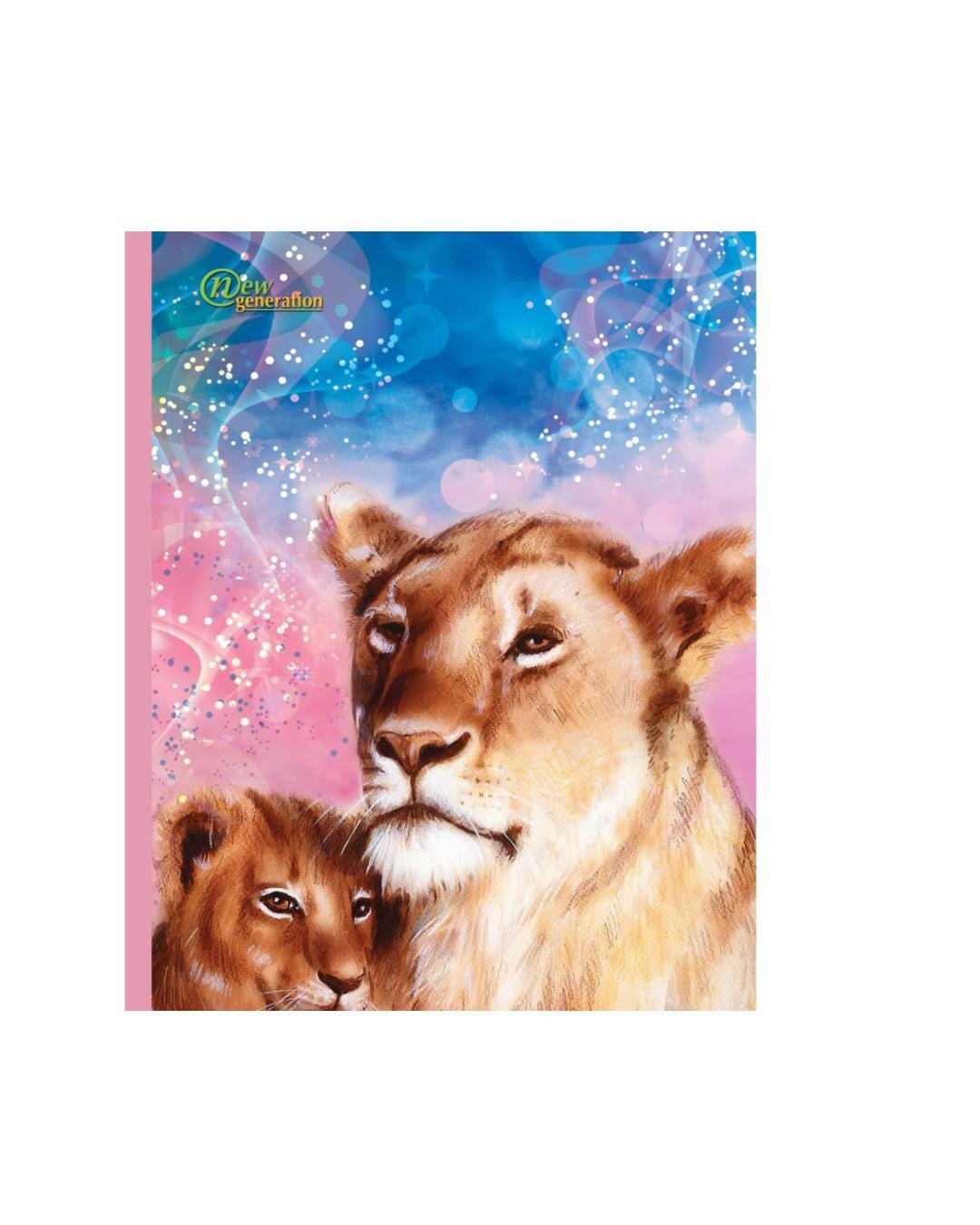 New Generation - Lion - Composition Notebooks Wide Ruled Lined Paper, 7 ...