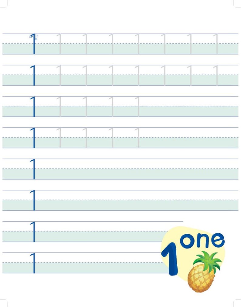 New Generation - My First Primary Pad of Alphabet & Numbers, - Etsy