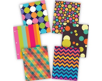 3 Hole Folders - Etsy