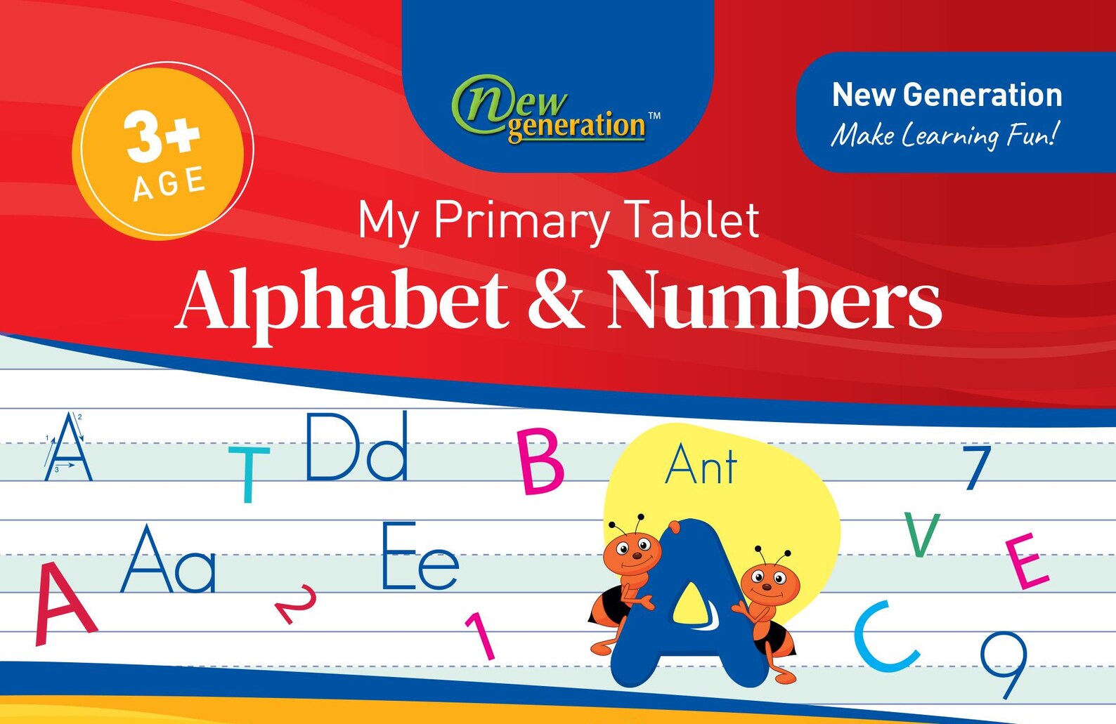 New Generation - My First Primary Pad of Alphabet & Numbers, - Etsy