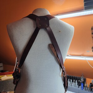 Leather Shoulder Rig Holster PATTERN - Etsy