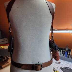 Leather Shoulder Rig Holster PATTERN - Etsy