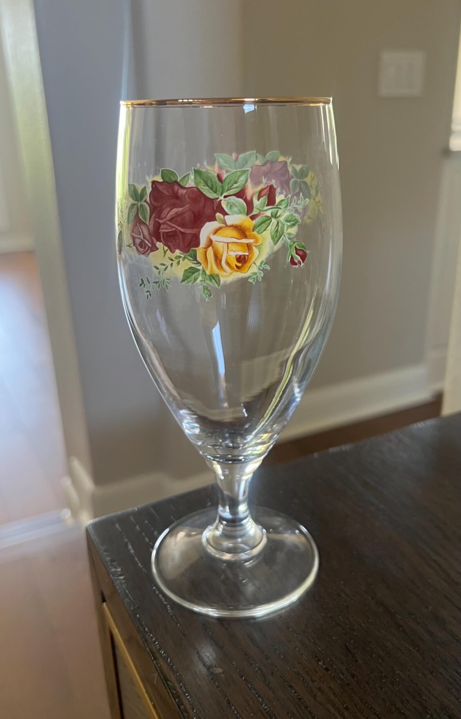 Old Country Roses Iced Tea Glass by Royal Albert - Etsy