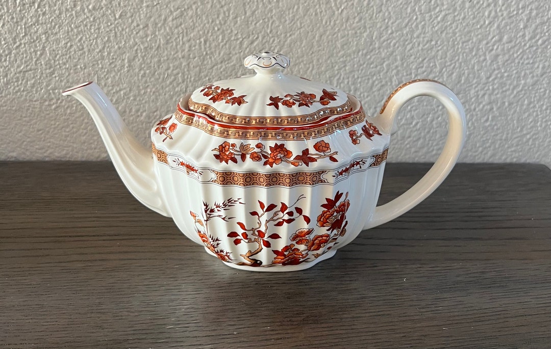 Indian Tree Teapot by Spode - Etsy