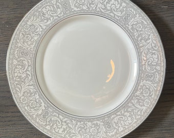 Dinner Plate Renaissance Platinum by FRANCISCAN Made in USA - Etsy