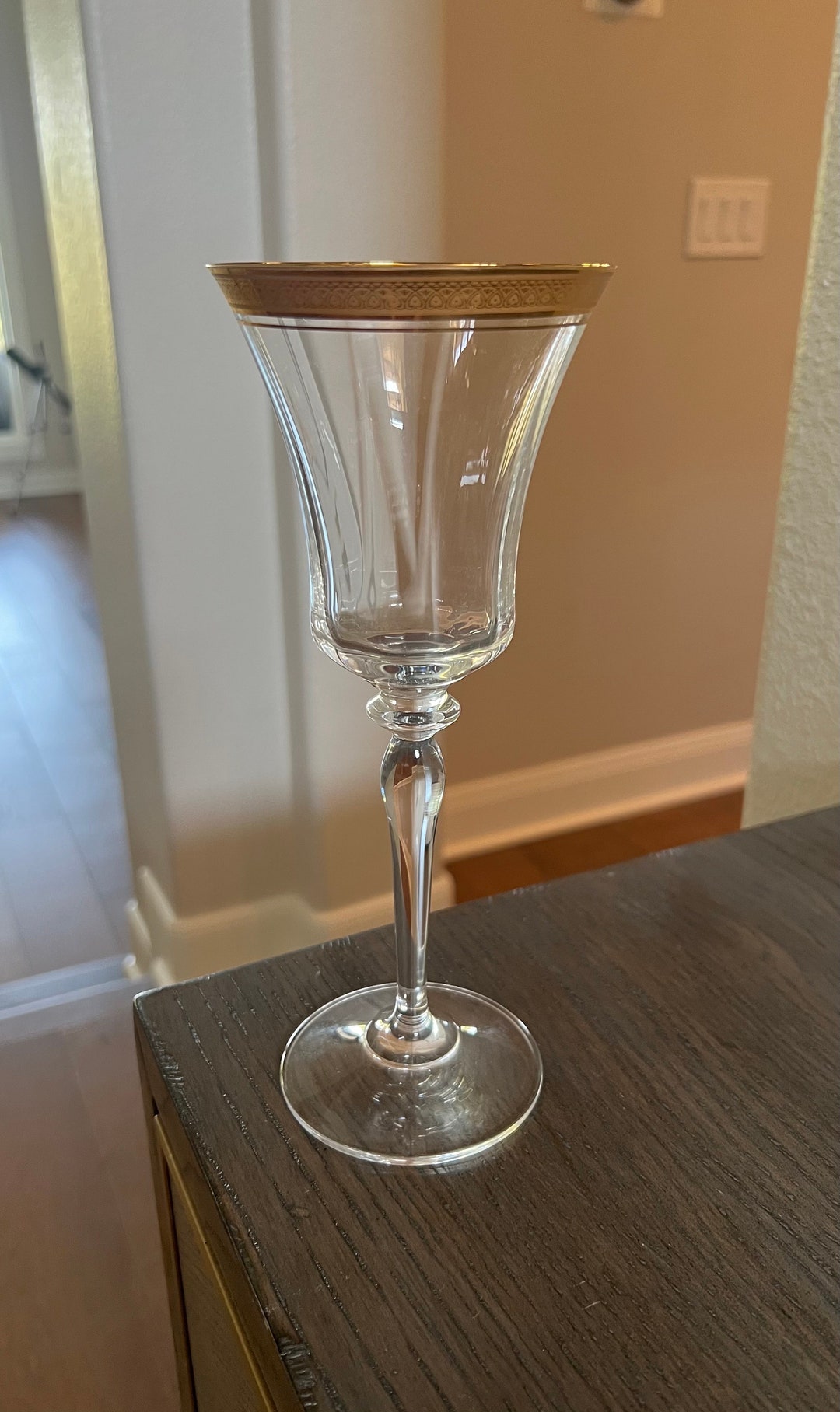 Palatial Gold Water Goblet by Mikasa - Etsy