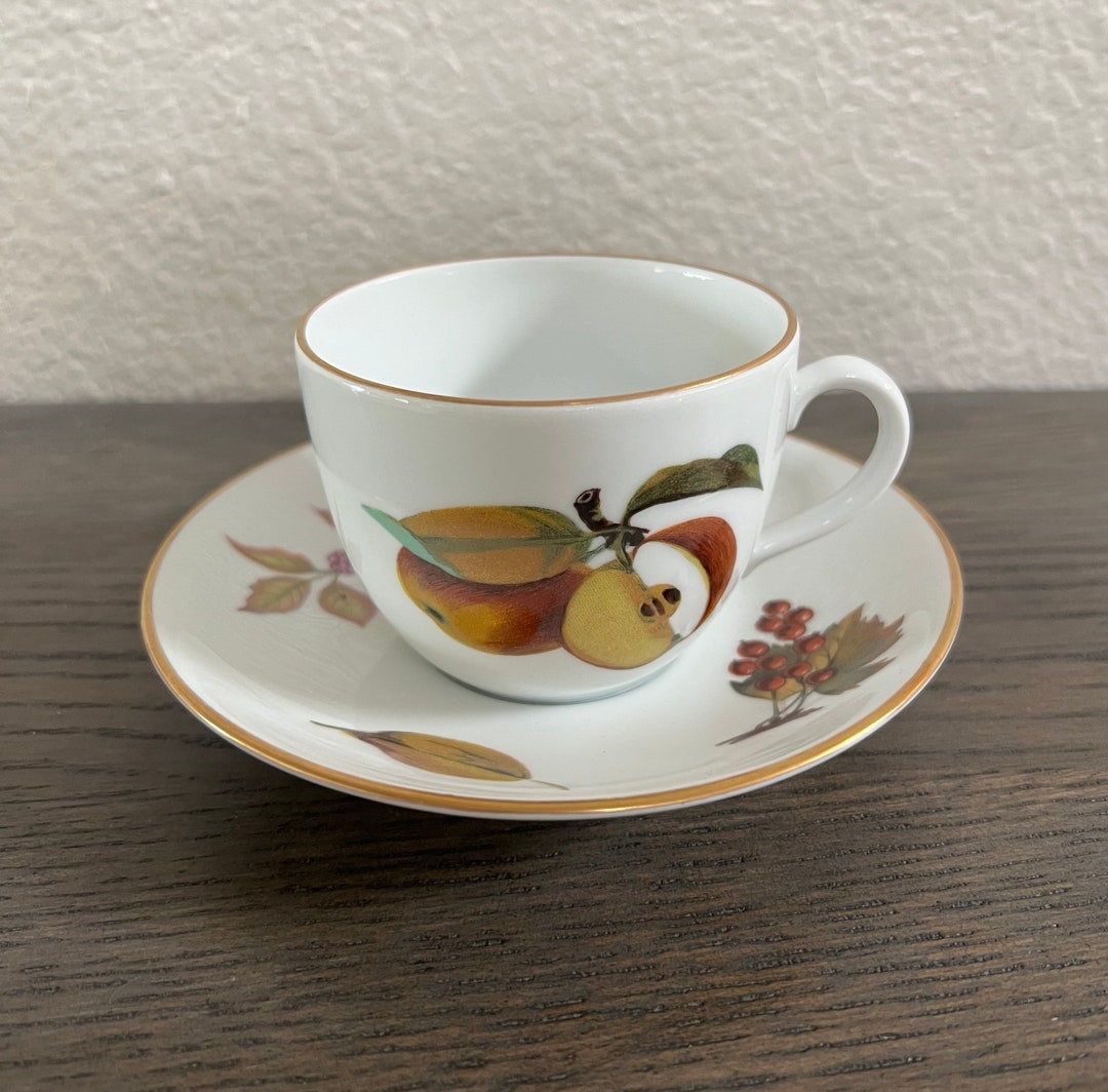 Evesham Gold Cup and Saucer - Etsy