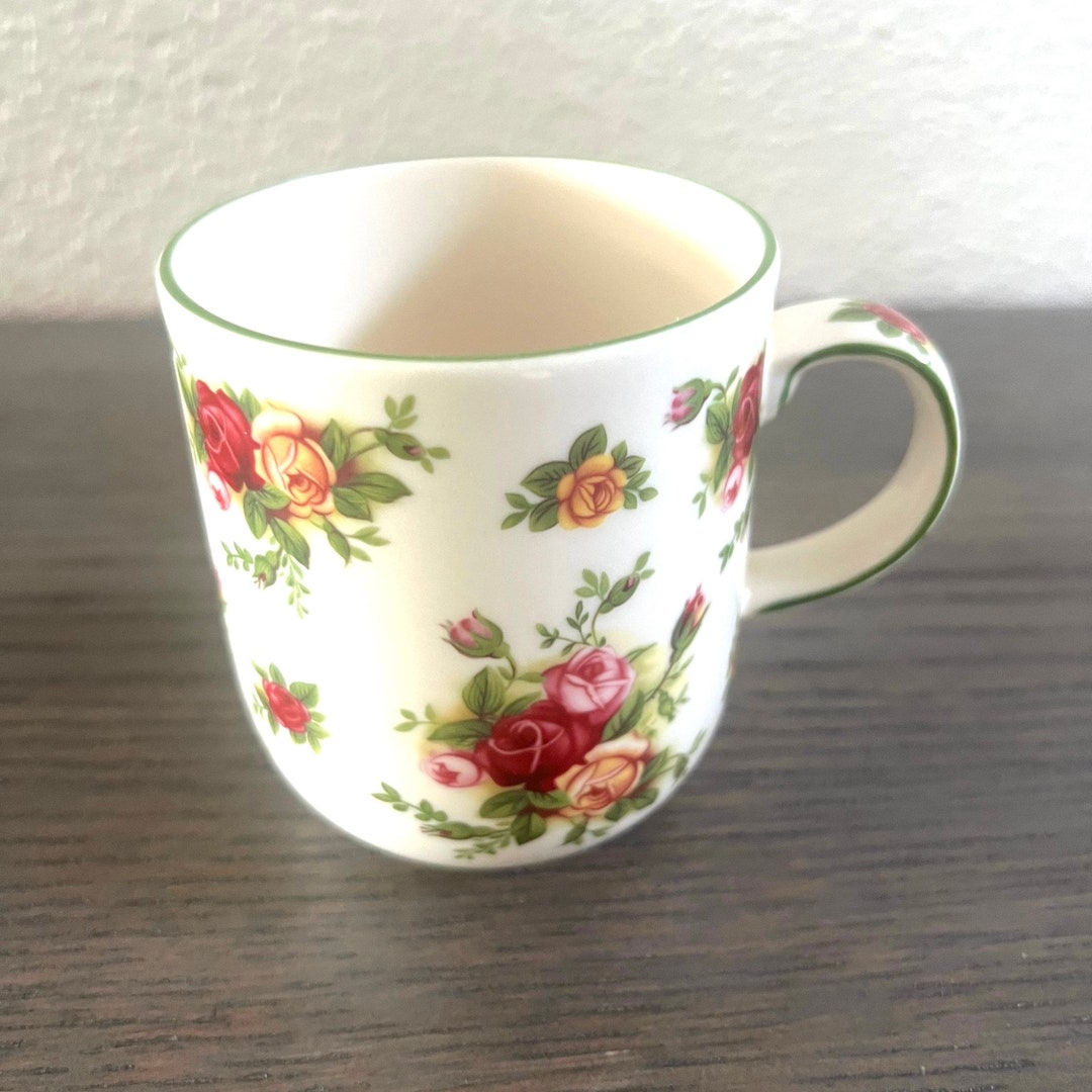 Old Country Roses White (green Trim) by Royal Albert - Etsy